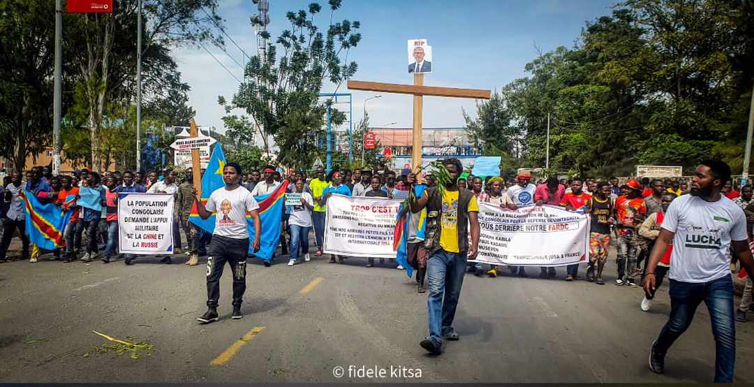 Nord-Kivu: La population de Goma dans la rue pour exiger la libération ... Nord-Kivu: La population de Goma dans la rue pour exiger la libération ...
